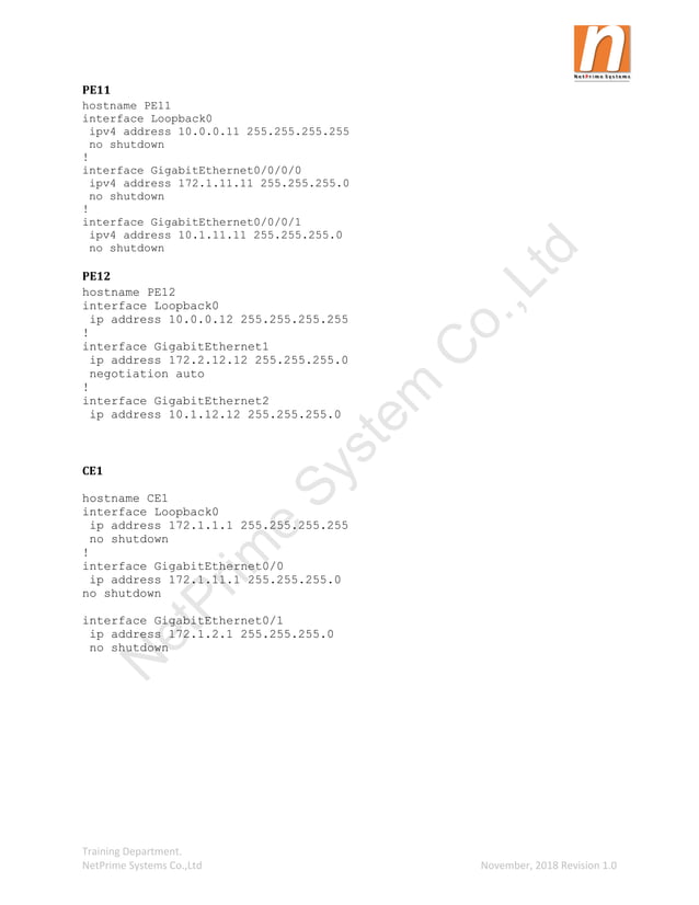 MPLS LAB Practice Vol.1.pdf | Computer Networking | Computing