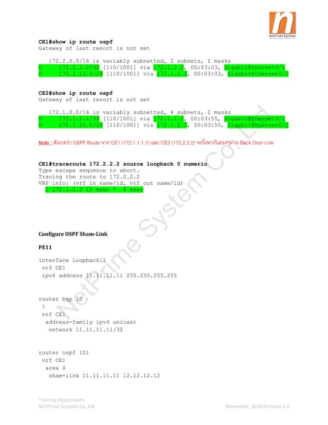 MPLS LAB Practice Vol.1.pdf | Computer Networking | Computing