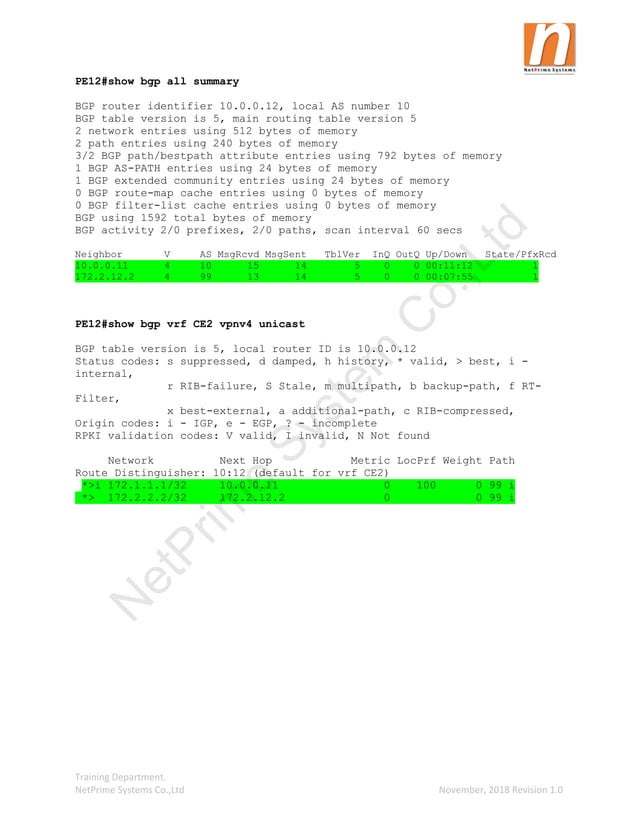 MPLS LAB Practice Vol.1.pdf | Computer Networking | Computing