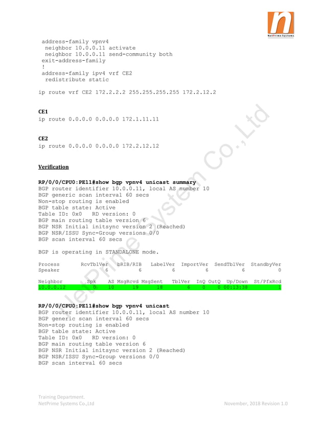MPLS LAB Practice Vol.1.pdf | Computer Networking | Computing