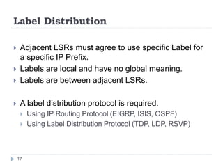 An introduction to MPLS networks and applications | PPTX