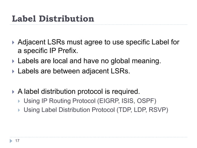 An introduction to MPLS networks and applications | PPTX