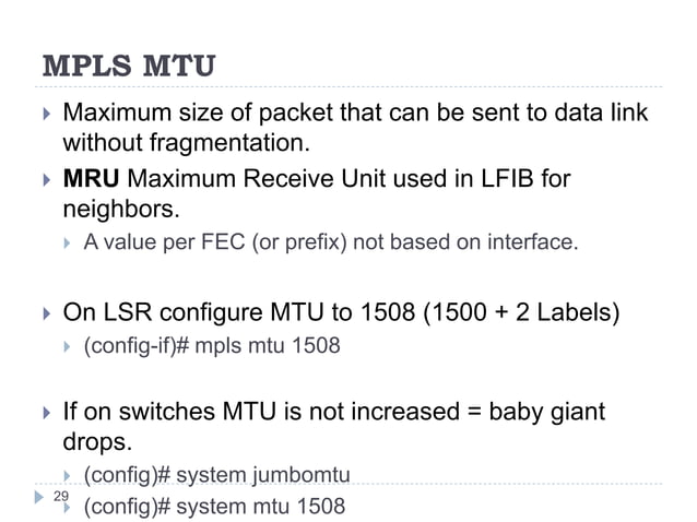 An introduction to MPLS networks and applications | PPTX