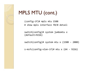 MPLS Concepts and Fundamentals | PDF