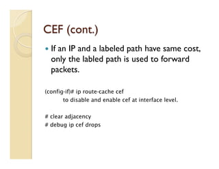 MPLS Concepts and Fundamentals | PDF