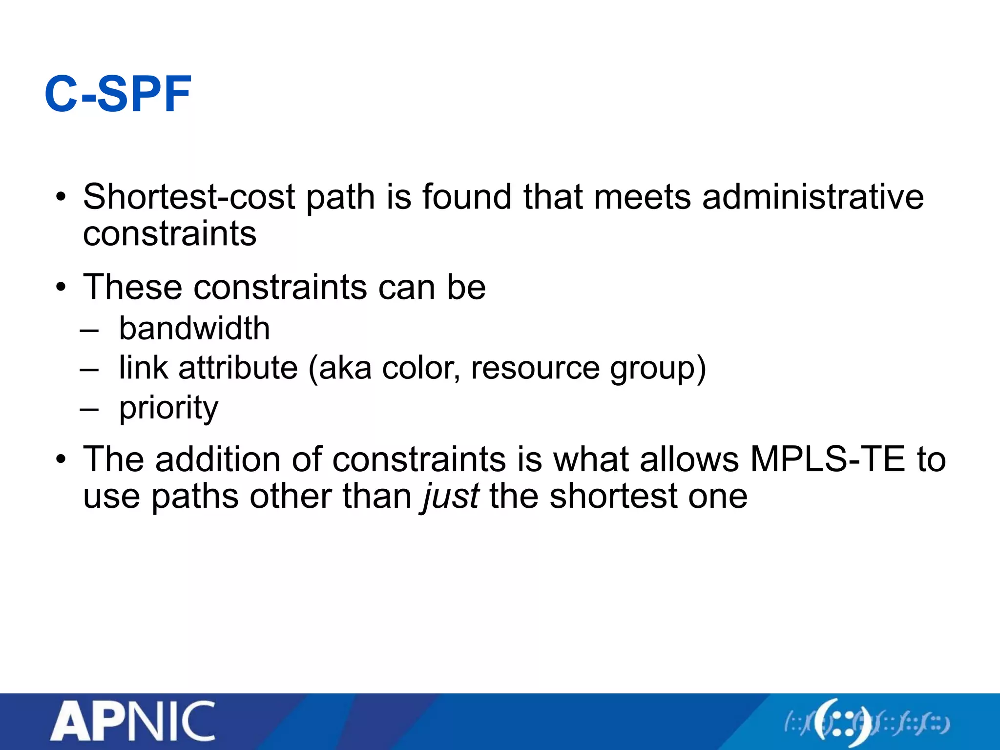MPLS Traffic Engineering | PDF