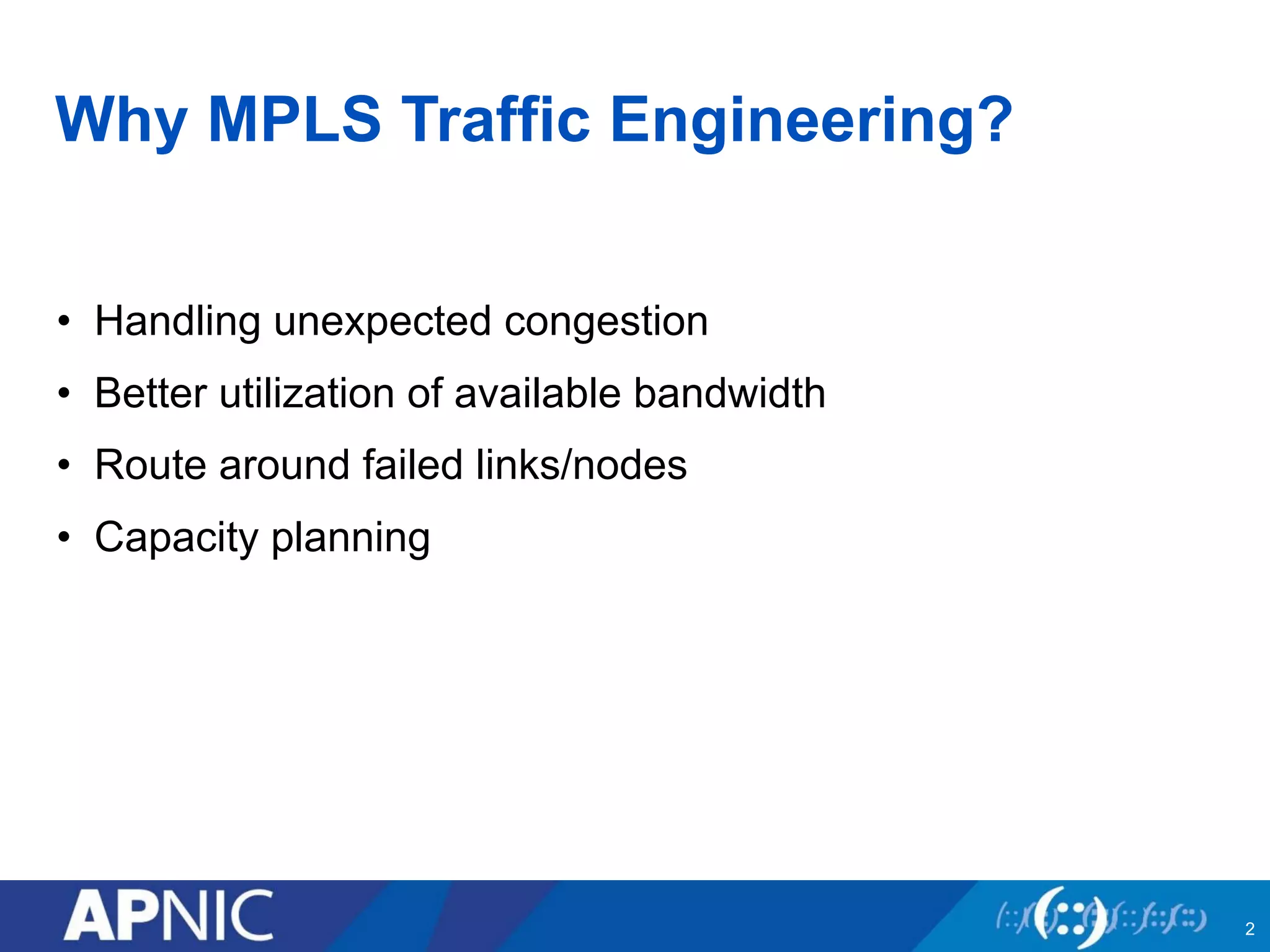 MPLS Traffic Engineering | PDF