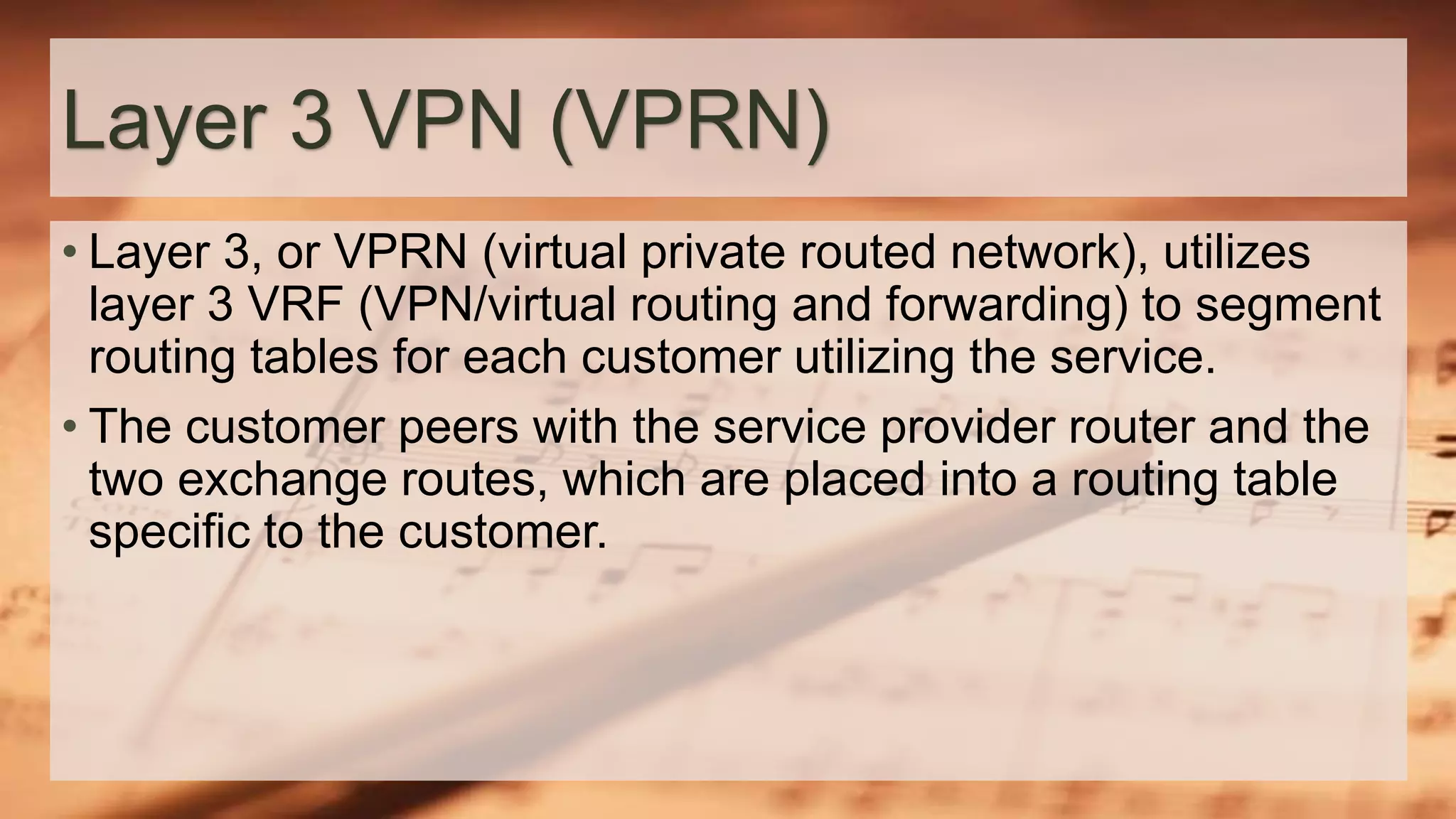 MPLS VPN | PPTX
