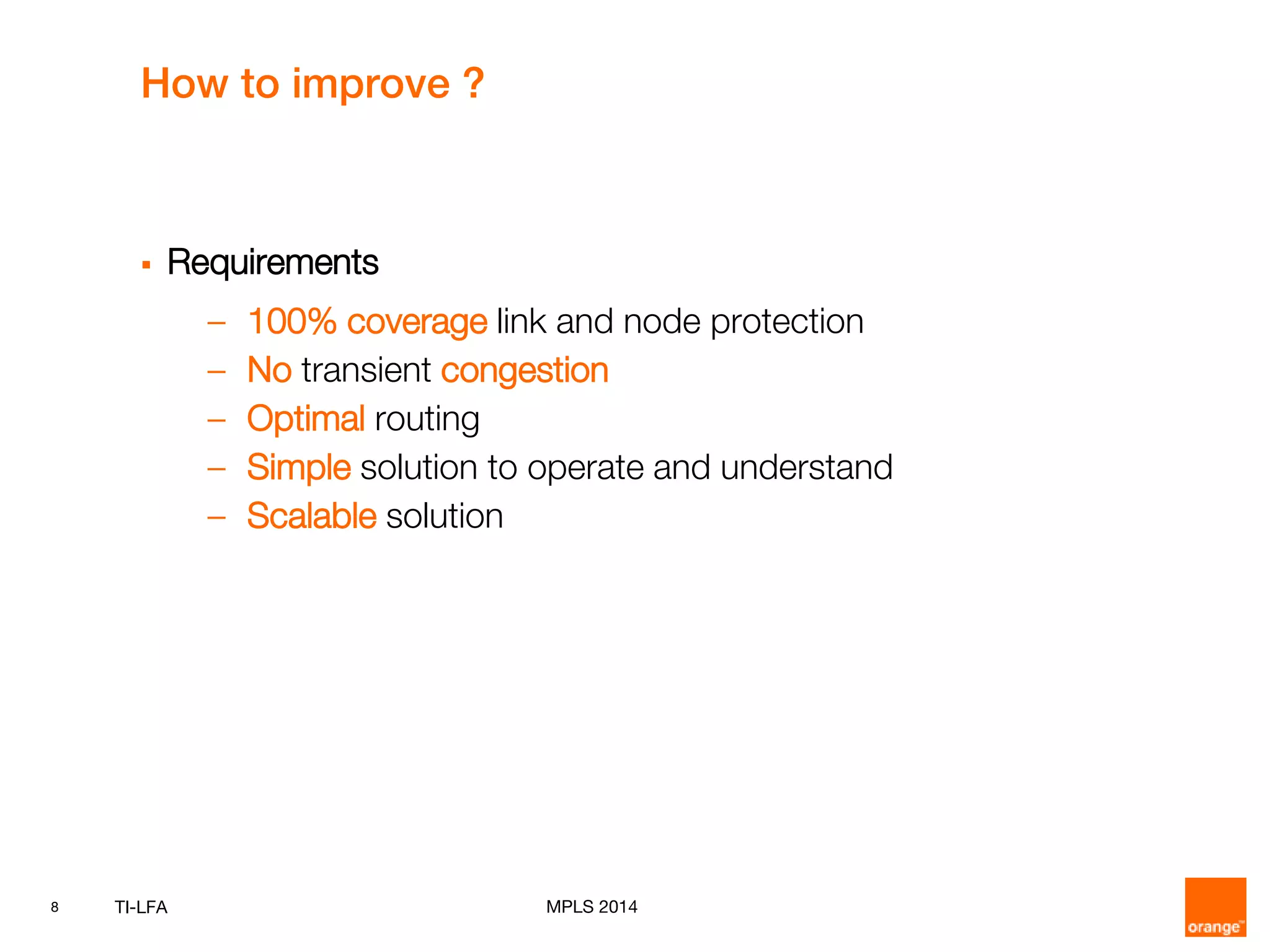 Mpls Wc 2014 Segment Routing Ti Lfa Fast Reroute Ppt
