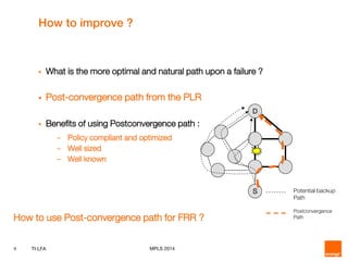 MPLS WC 2014 Segment Routing TI-LFA Fast ReRoute | PDF