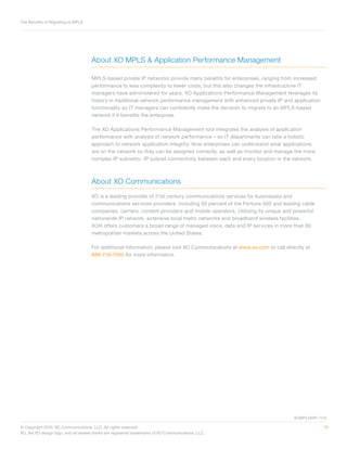 The Benefits of Migrating to MPLS | PDF