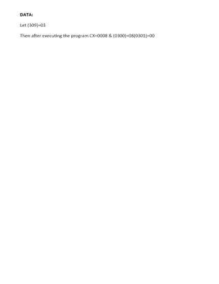 microprocessor 8086 lab manual !! | PDF