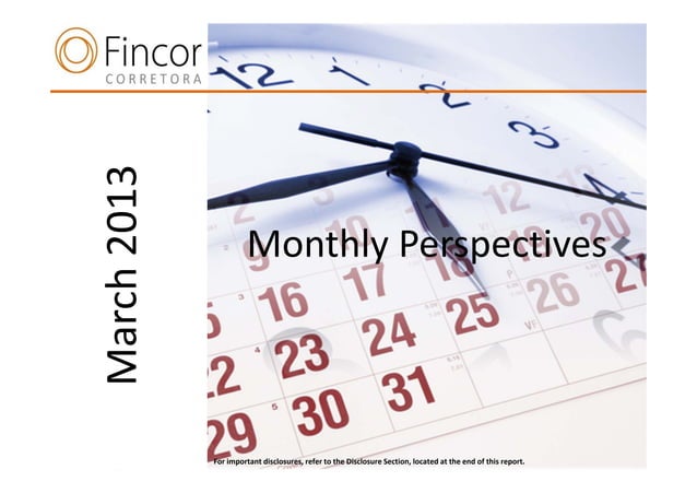 FINCOR Market Perspectives Março 2013 | PPT