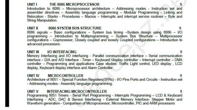 Microprocessors and Microcontrollers | PPT