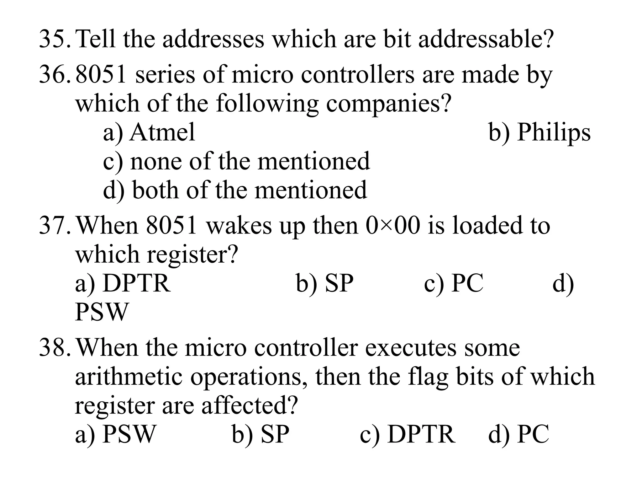 Microcprocessor and microcontroller part | PPTX