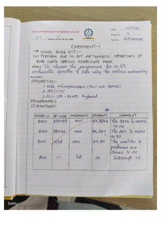mpmc.pdf for ECE students 3rd year engineering | PDF