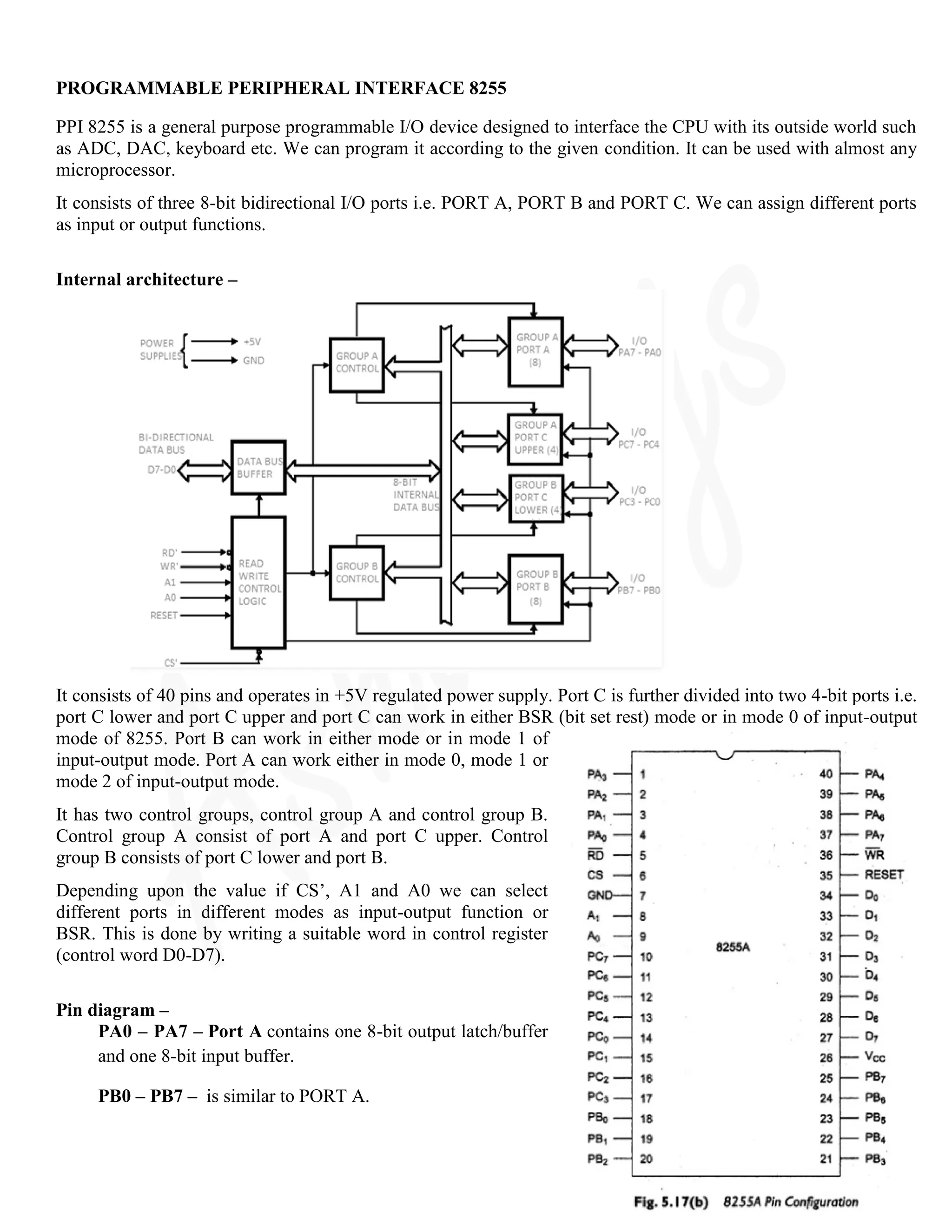 Interfacing of Microprocessor with various devices | PDF