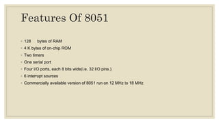 8051 architecture and pin configuration | PPTX