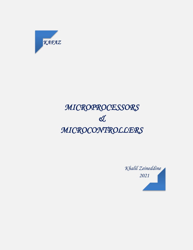 MICROPROCESSORS & MICROCONTROLLERS | PDF