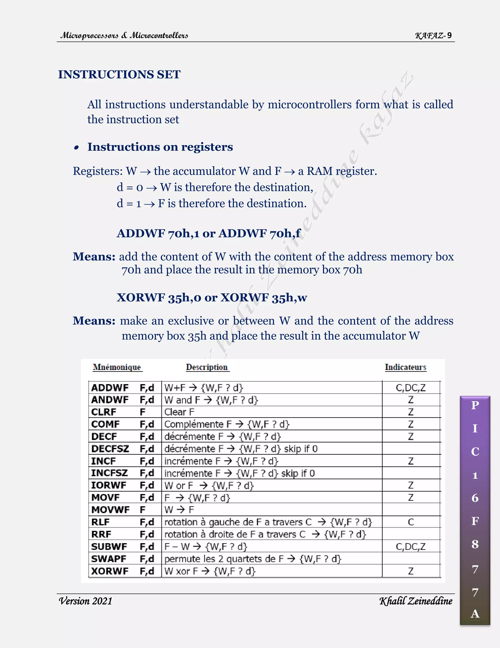 MICROPROCESSORS & MICROCONTROLLERS | PDF | Free download