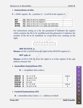 MICROPROCESSORS & MICROCONTROLLERS | PDF