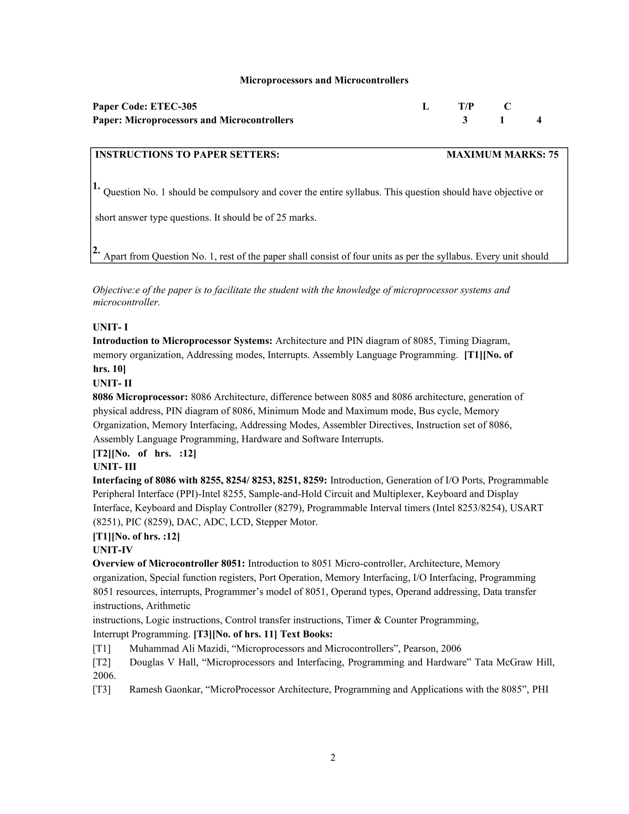 MPMC all units .pdf | Computer Peripherals | Computing