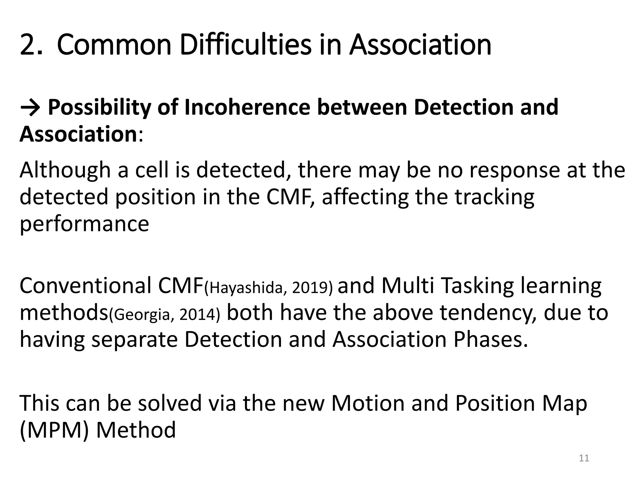 Motion and Position Map in Cell Tracking for Bioimaging | PPTX