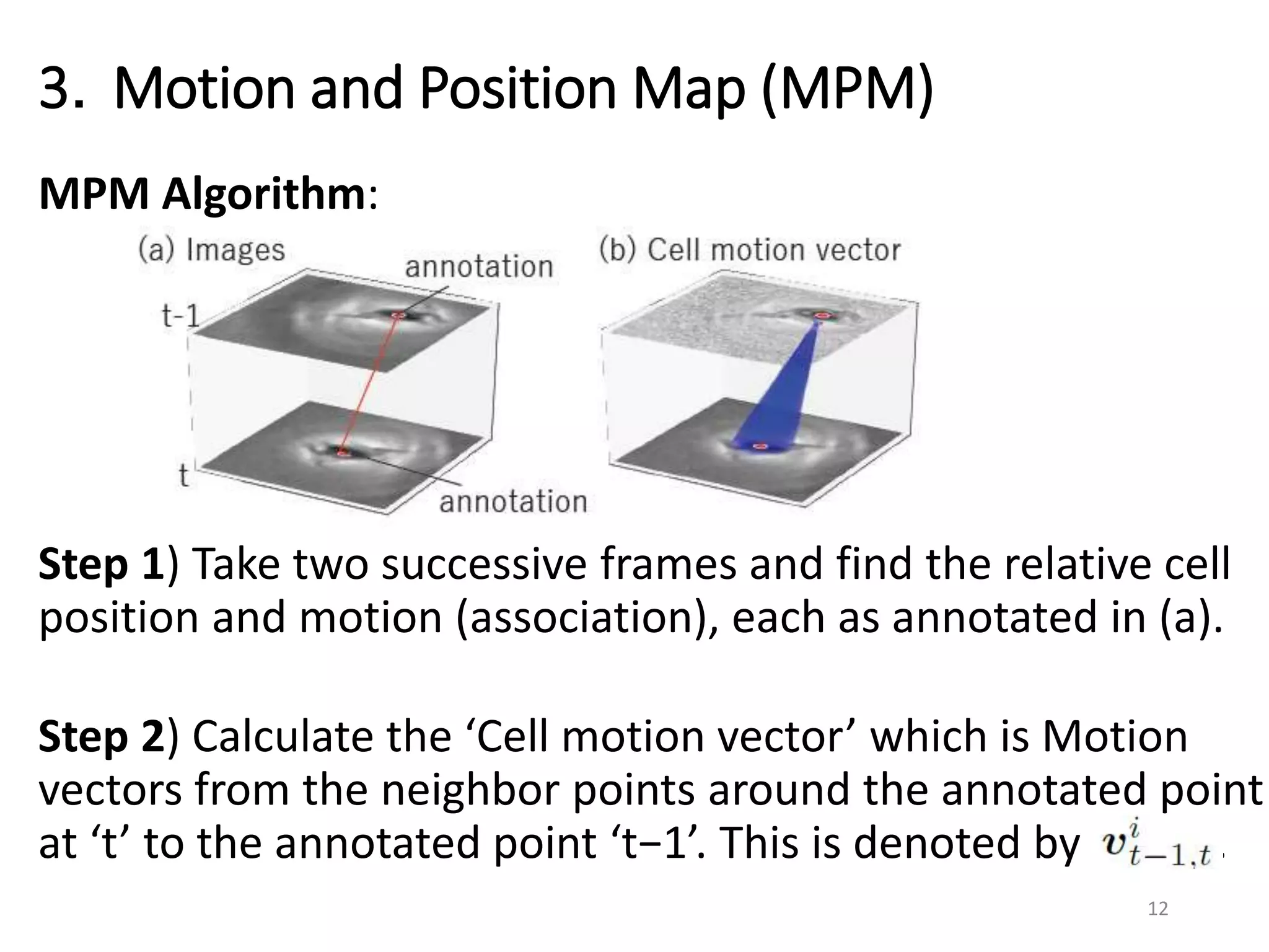 Motion and Position Map in Cell Tracking for Bioimaging | PPTX