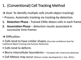 Motion and Position Map in Cell Tracking for Bioimaging | PPTX
