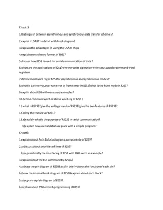 Mpmc imp questions | DOCX