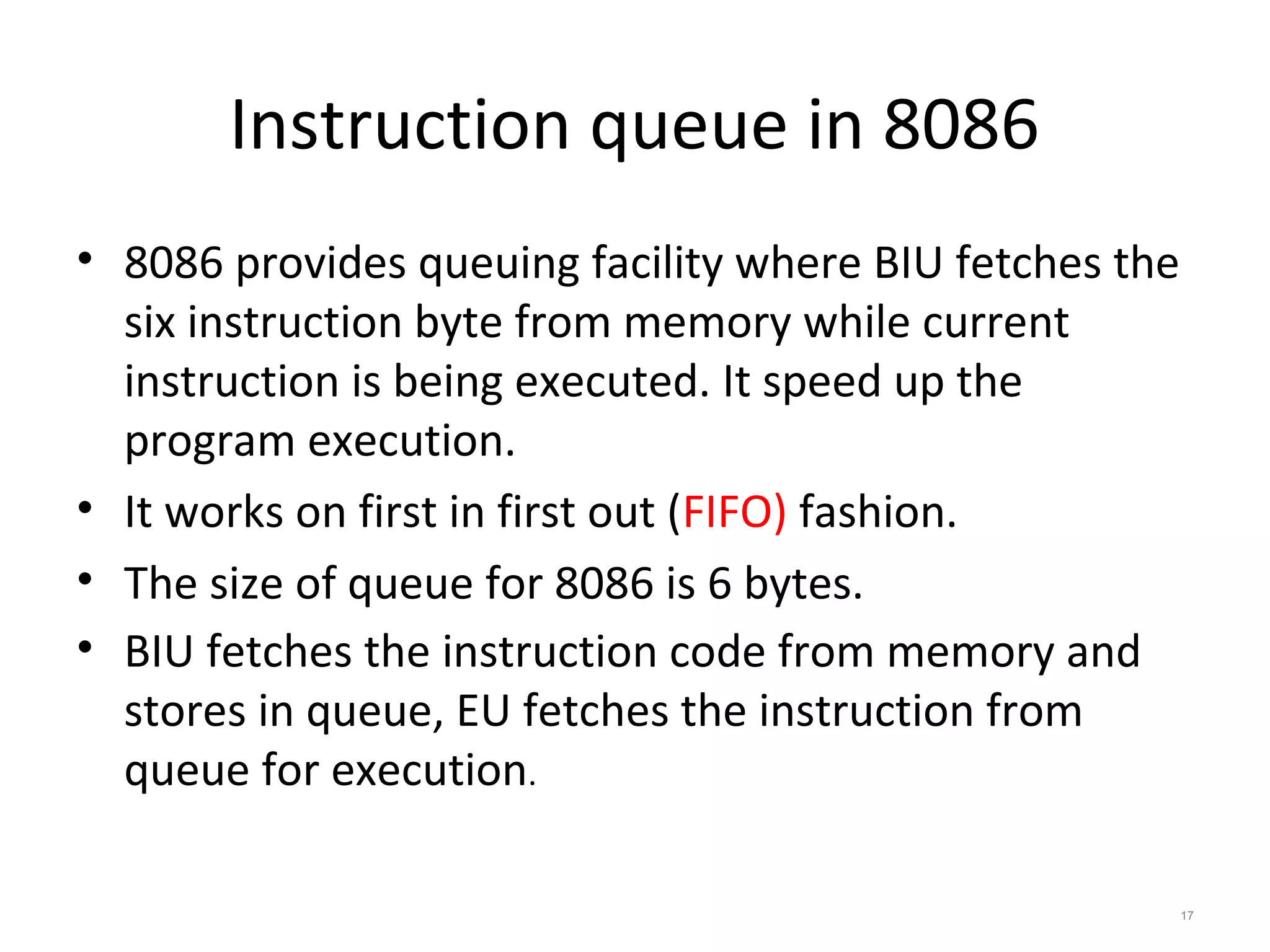 Architecture of 8086 Microprocessor | PPT | Operating Systems ...