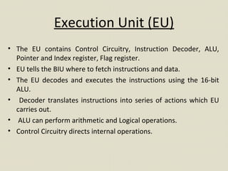 Architecture of 8086 Microprocessor | PPT