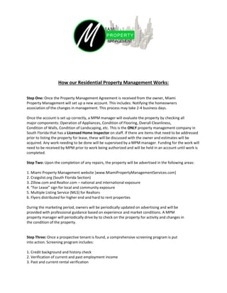 Miami Property Management | PDF