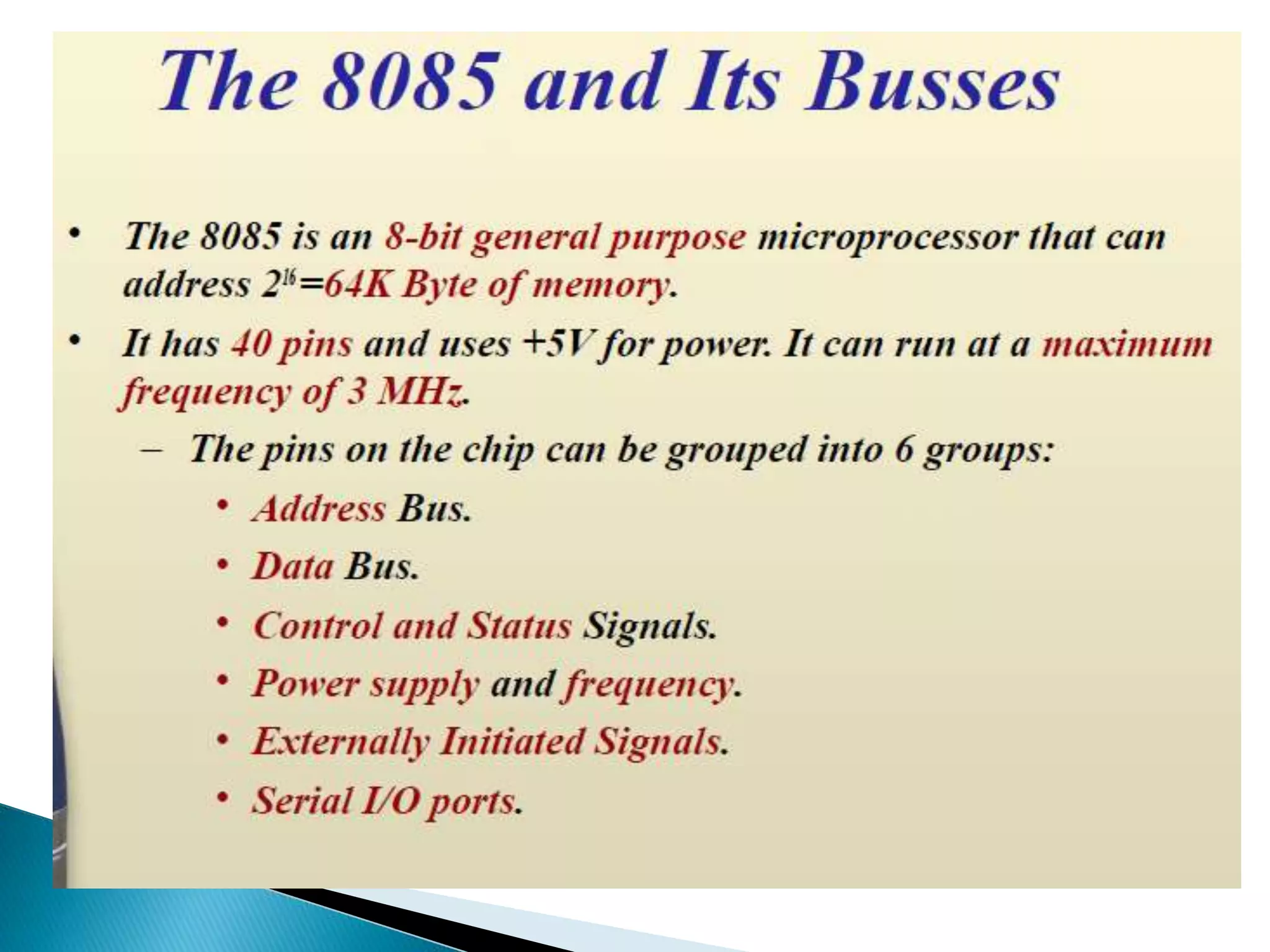 MICROPROCESSOR 8085 ppt | PPT