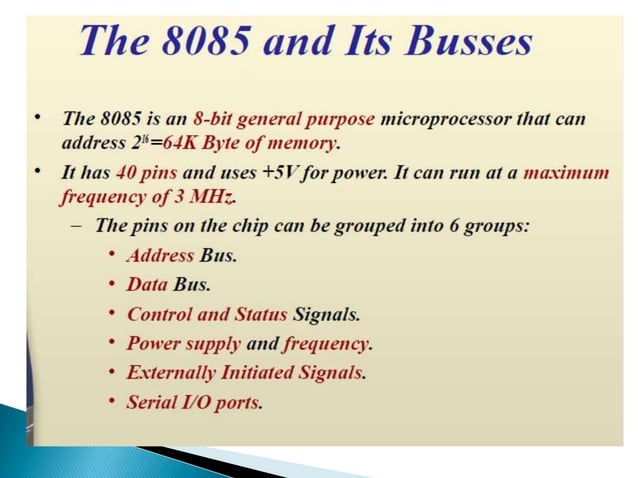 MICROPROCESSOR 8085 ppt | PPT