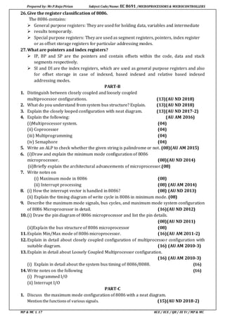 Micro Processor And Micro controller | PDF