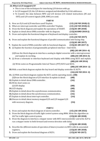 Micro Processor And Micro controller | PDF