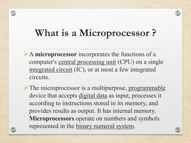 MPMC Microprocessor | PPTX | Operating Systems | Computer Software and ...
