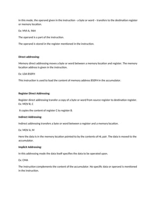 MPMC UNIT-2.pdf | Programming Languages | Computing