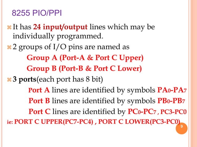 MicroProcessors and MicroControllersUnit3 | PPT