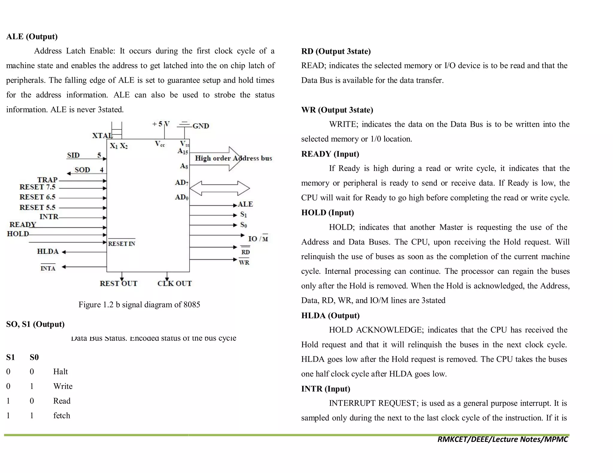 Mpmc unit 1 notes | PDF