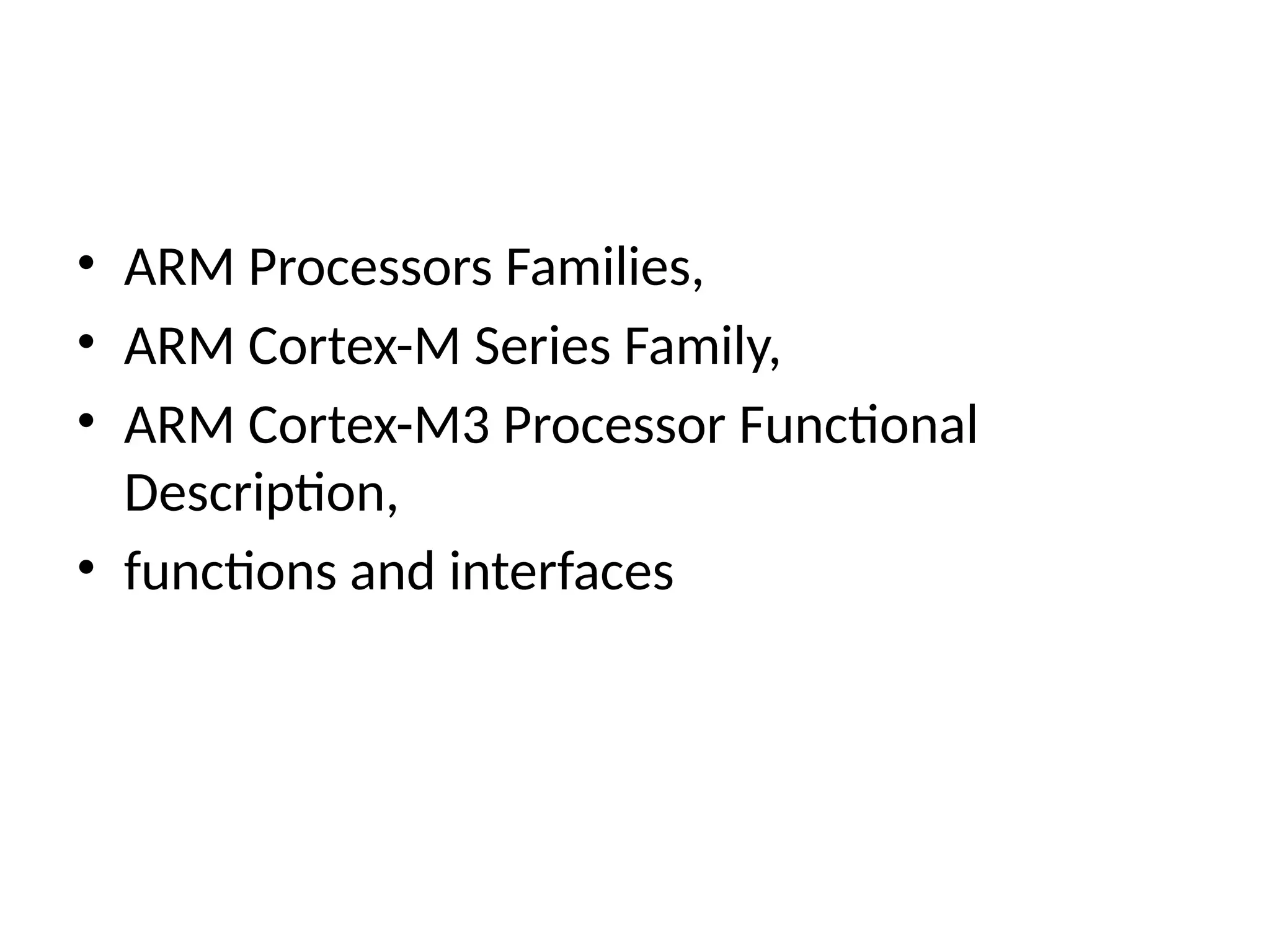 mpmc unit v explain about Arm architecture and their families | PPTX