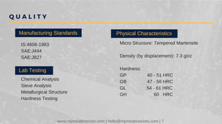 MPME Abrasives | PDF | Chemistry | Science