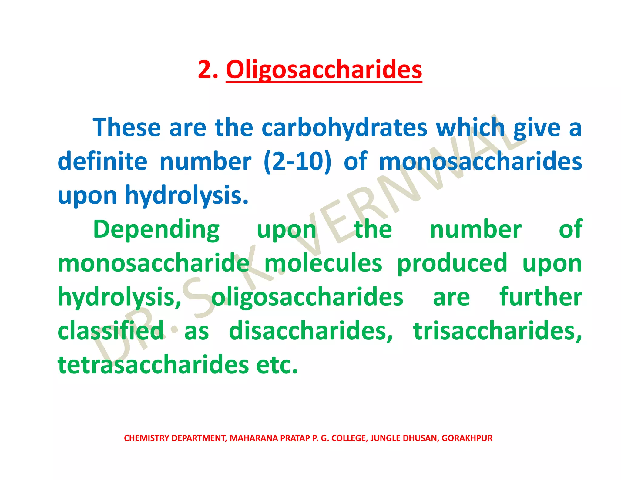 CARBOHYDRATE | classification Of carbohydrates | PDF