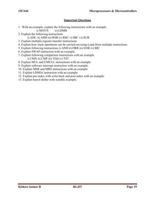 15CS44 MP & MC module 5 | PDF