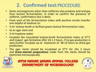 Most probable number or multiple tube fermentation technique | PPTX