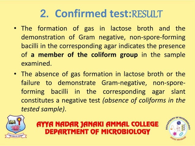 Most probable number or multiple tube fermentation technique | PPTX