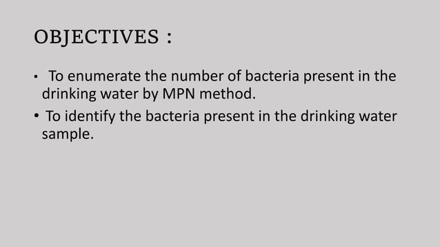 MPN AND INDIRECT METHODS OF MEASUREMENT OF MICROBIAL GROWTH | PPTX
