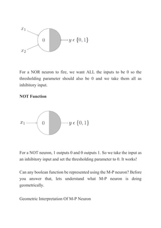 Mp neuron | PDF