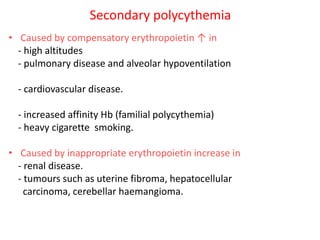 MPNs; Definition, Types of MPN Mutations, Aetiology, Clinical features ...